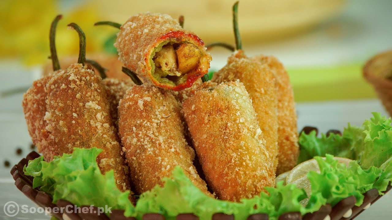 Achari Chili Bites Recipe By SooperChef (Iftar Recipes) - YouTube