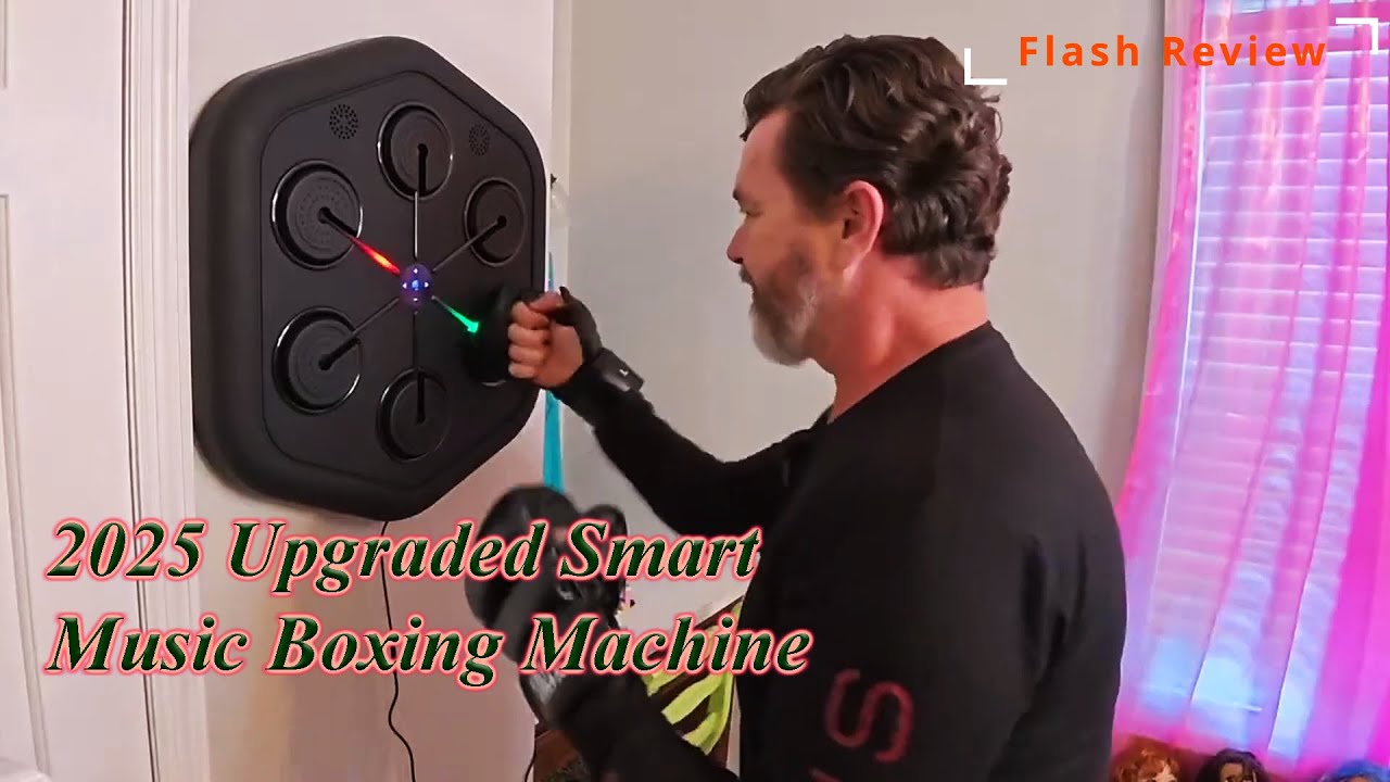 2025 Upgraded Smart Music Boxing Machine | LED Rhythm Training | Home ...