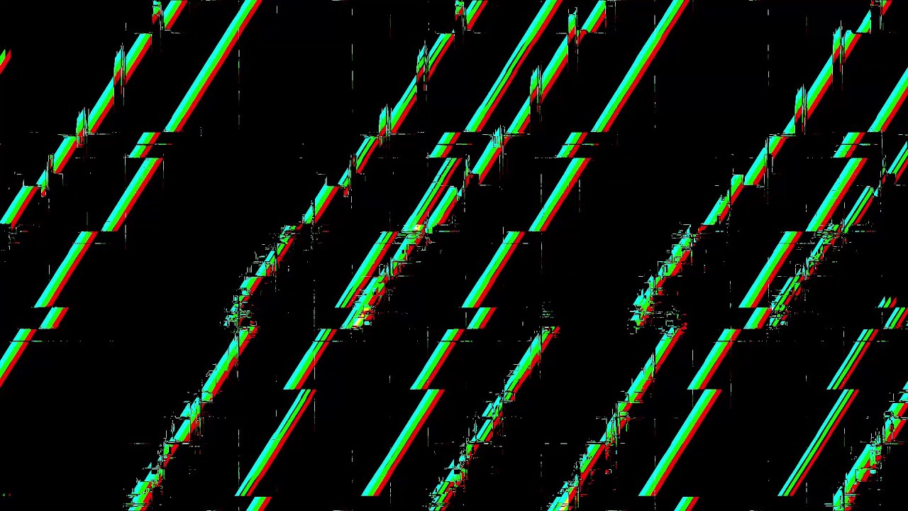 Abstract Static TV Lines - Glitch Effect Loop Overlay - YouTube