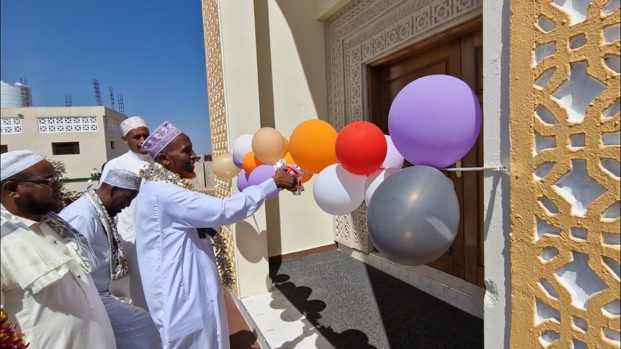 Official opening of Masjid Umunna Halima in Elwak town. - YouTube