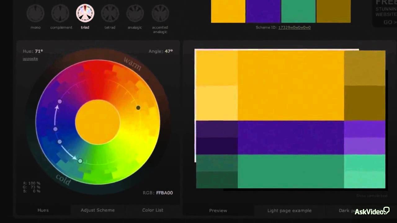 Graphic Design 102: The Art and Science of Color - 14. More on Triadic ...