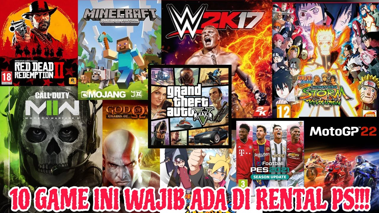10 GAME PS3 YANG WAJIB ADA DI TEMPAT RENTAL PS!!! - YouTube