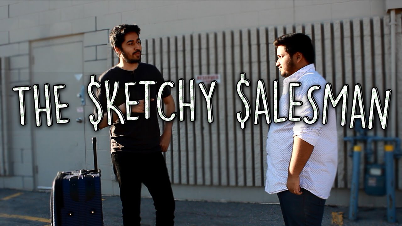 THE SKETCHY SALESMAN - YouTube