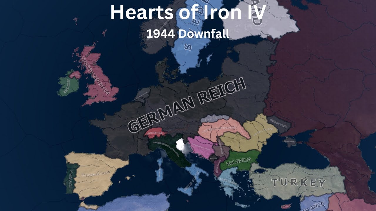 1944 Downfall - HOI4 Timelapse - YouTube