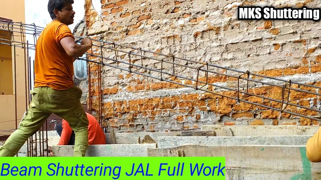 Beam Shuttering JAL full Work | Beam installation Process | Beam column ...