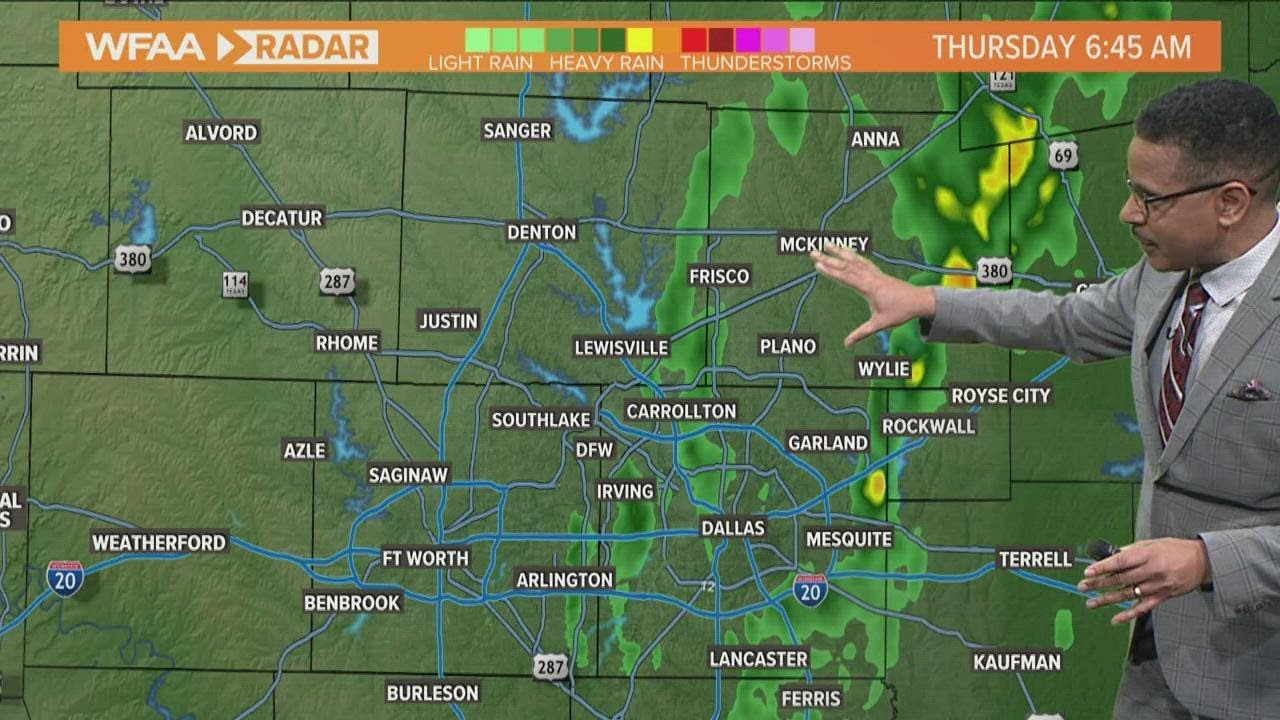 Storms clear out of North Texas. Now get ready for the temperature drop ...