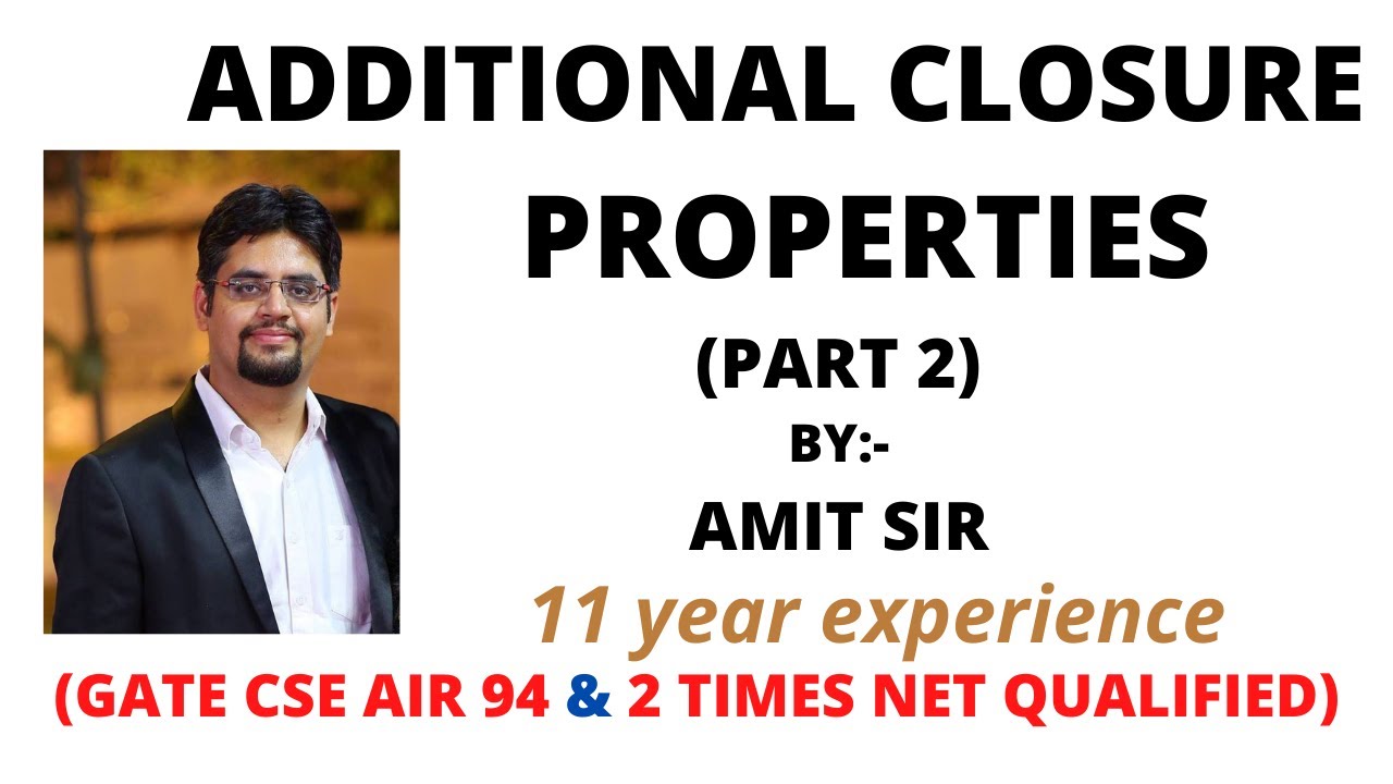 Additional closure properties part 2 - YouTube