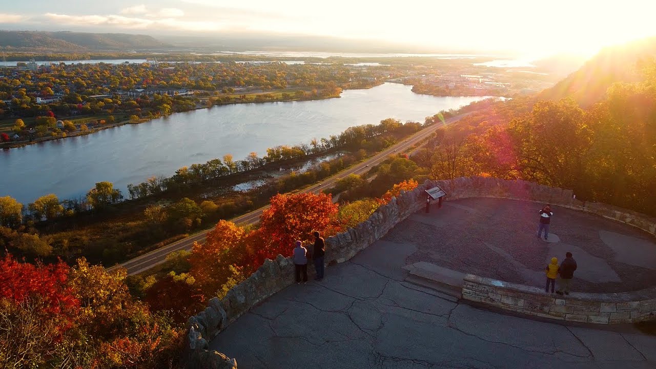 Winona Minnesota | Fall Drone Footage Reel - YouTube