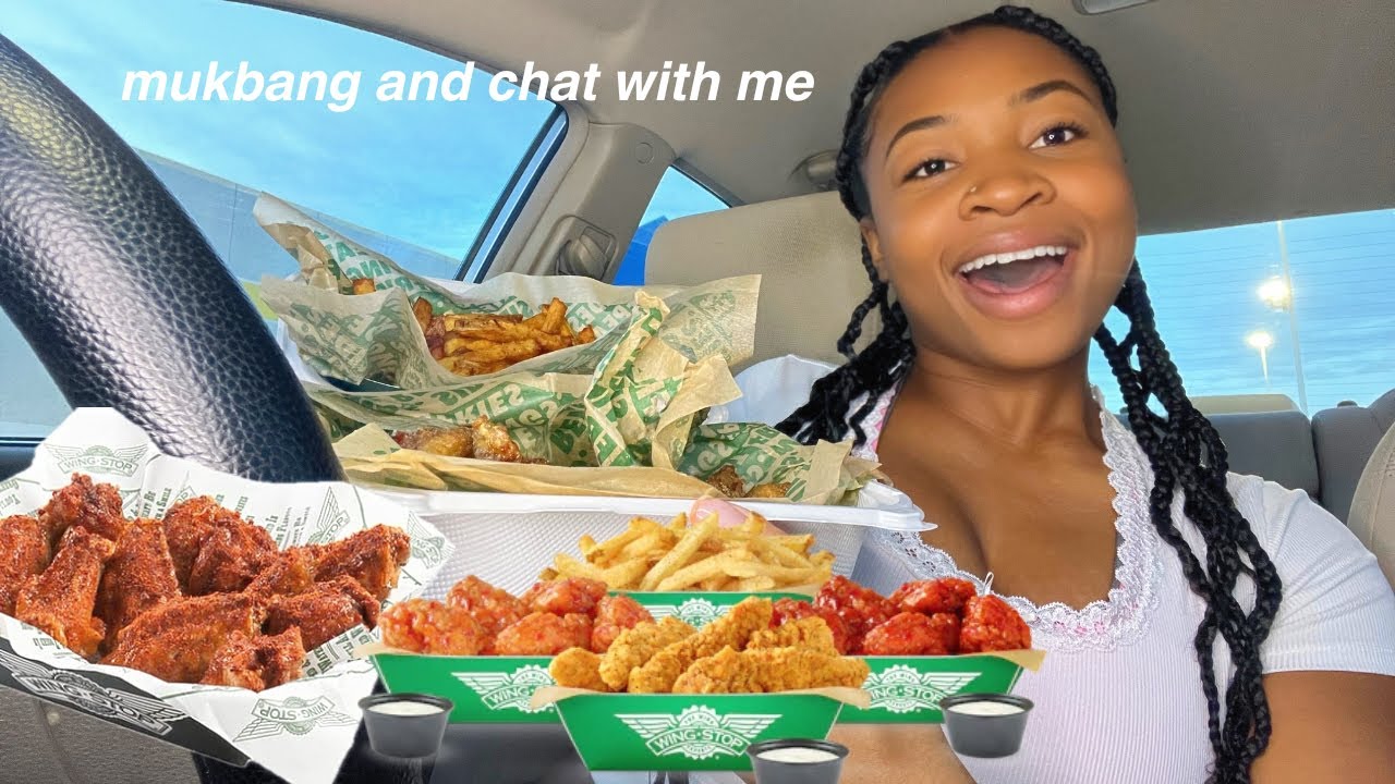 wingstop car mukbang while I have a quarter life crisis - YouTube