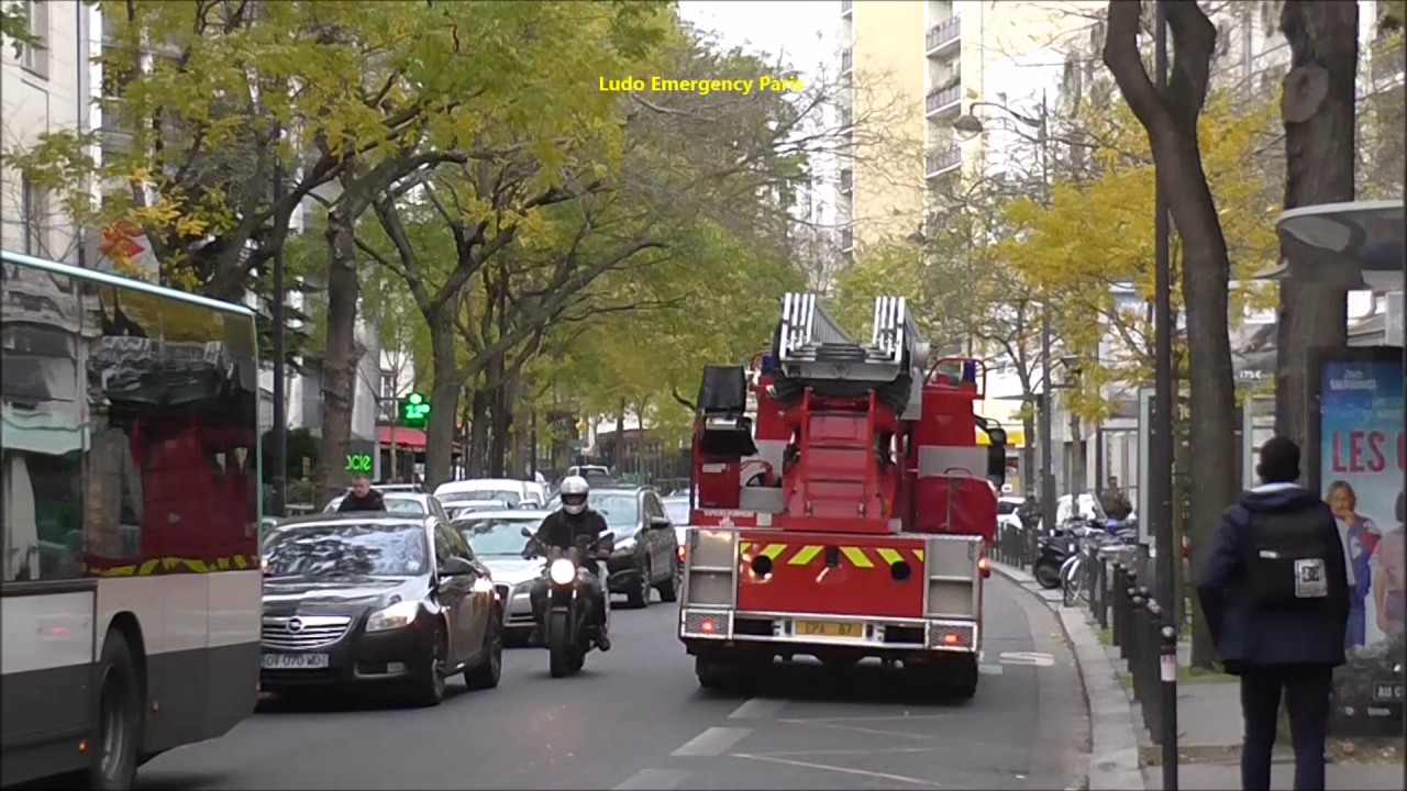 Pompiers de Paris Echelle en urgence ( EPA 87 Réserve ) Paris Fire Dept ...
