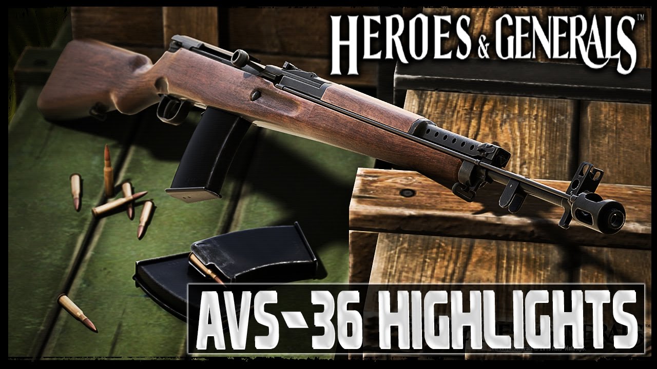 HEROES & GENERALS | AVS-36 SOVIET - HIGHLIGHTS / FRAG MOVIE - YouTube