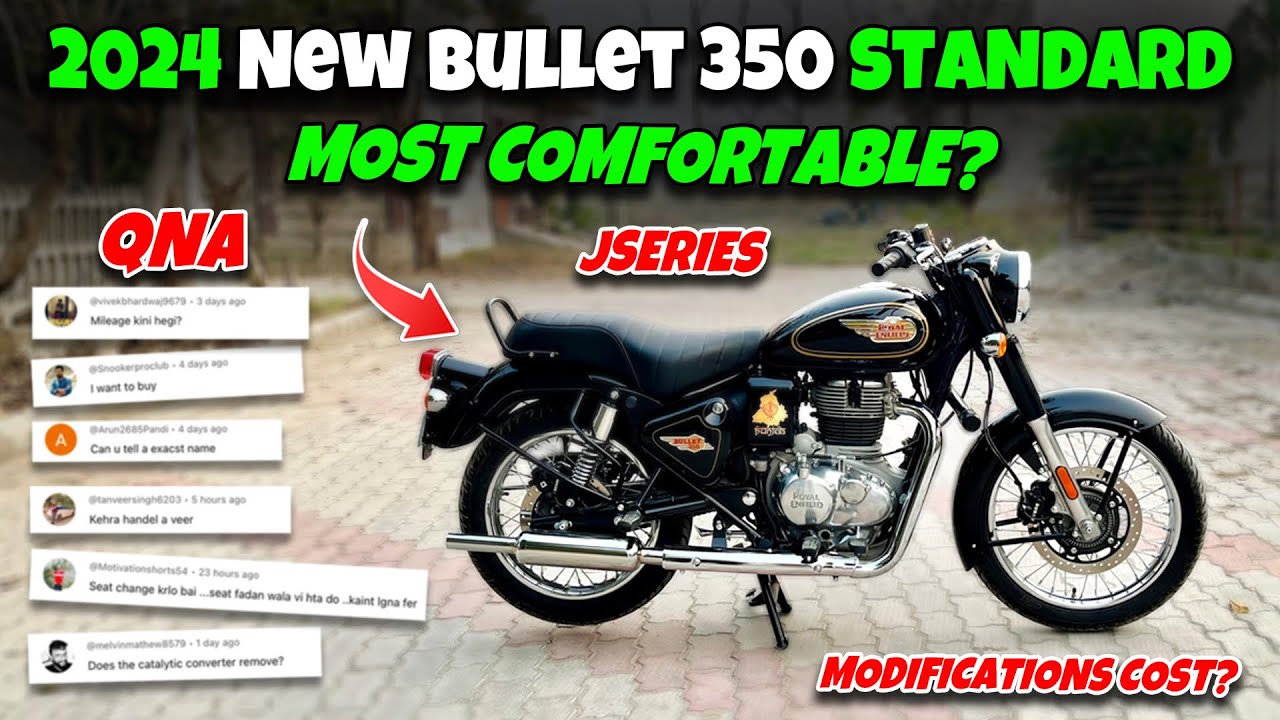 2024 New Bullet 350 Standard QNA Vlog - Modifications Cost? - Double ...