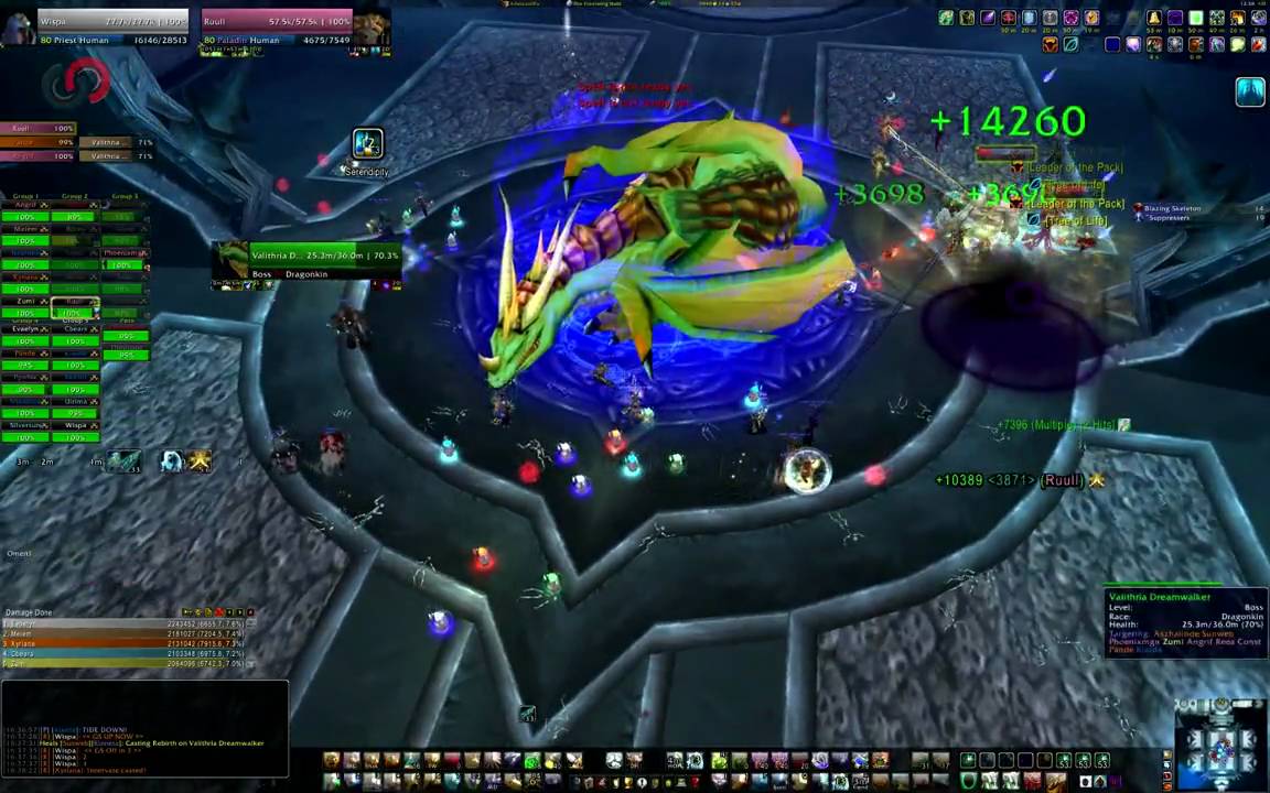 Might vs Valithria Dreamwalker 25man Hardmode - YouTube