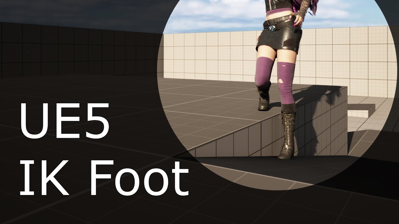 UE5 Foot IK Setup 02 Make the Foot Tracing Function - YouTube