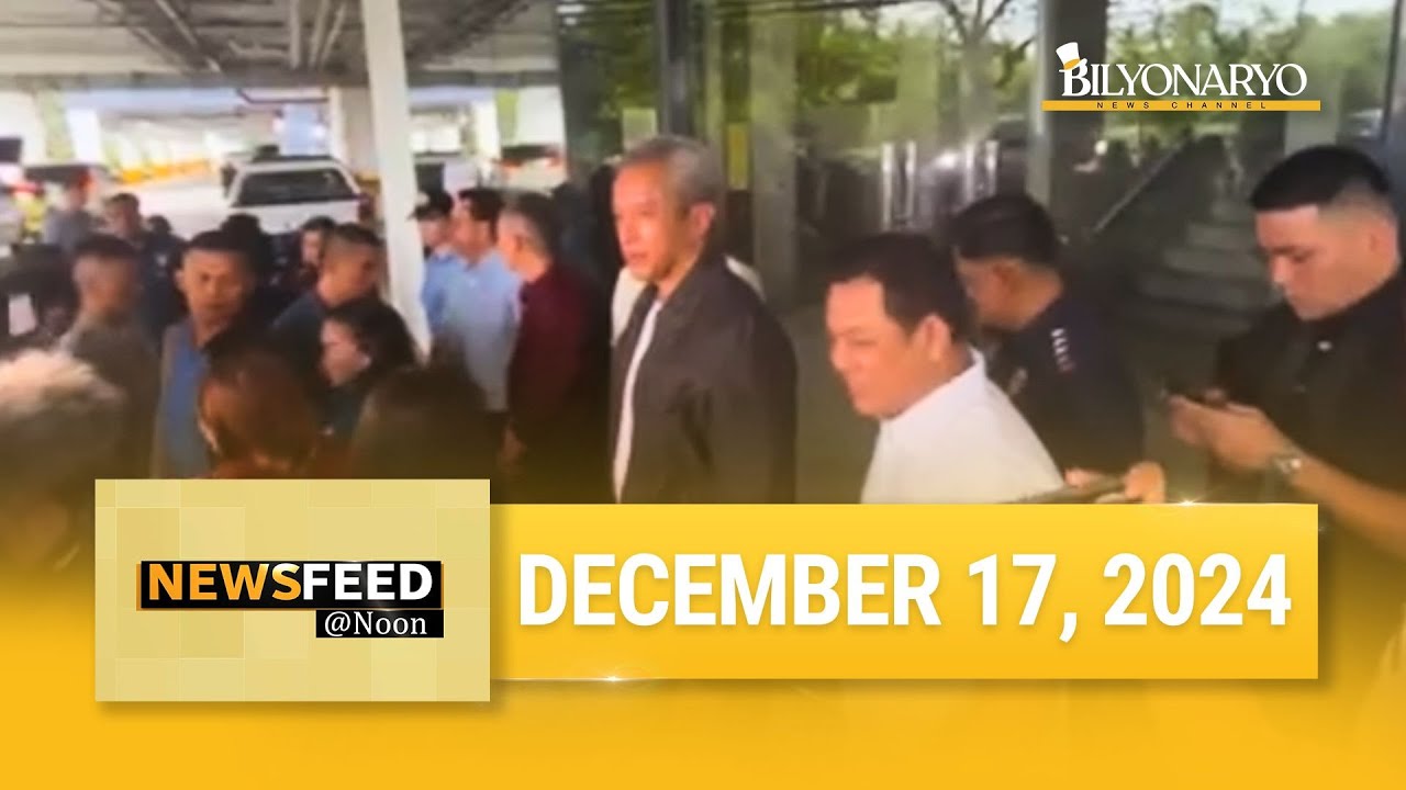 Newsfeed@Noon | December 17, 2024 - YouTube