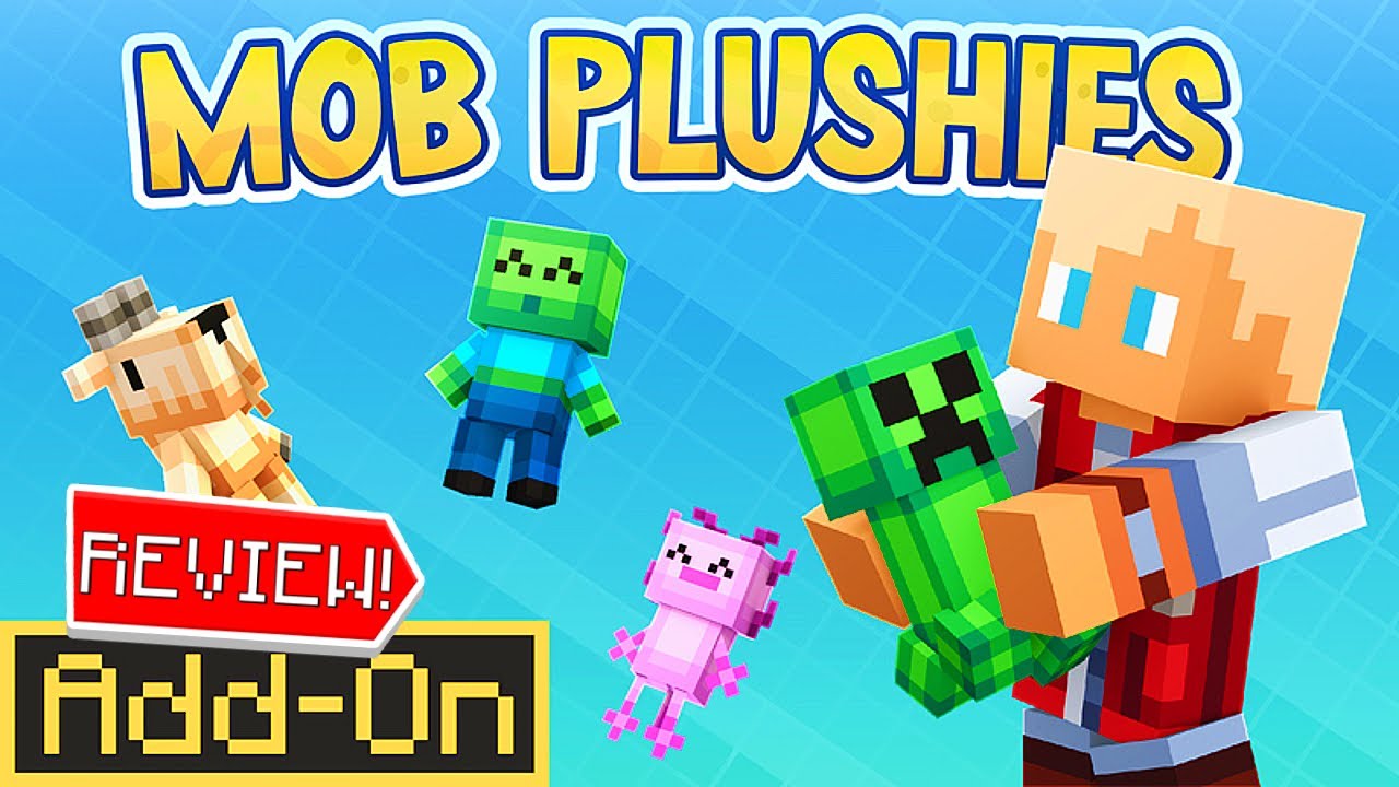 Mob Plushies! | Minecraft Bedrock Add-On | Detailed Review & Showcase ...