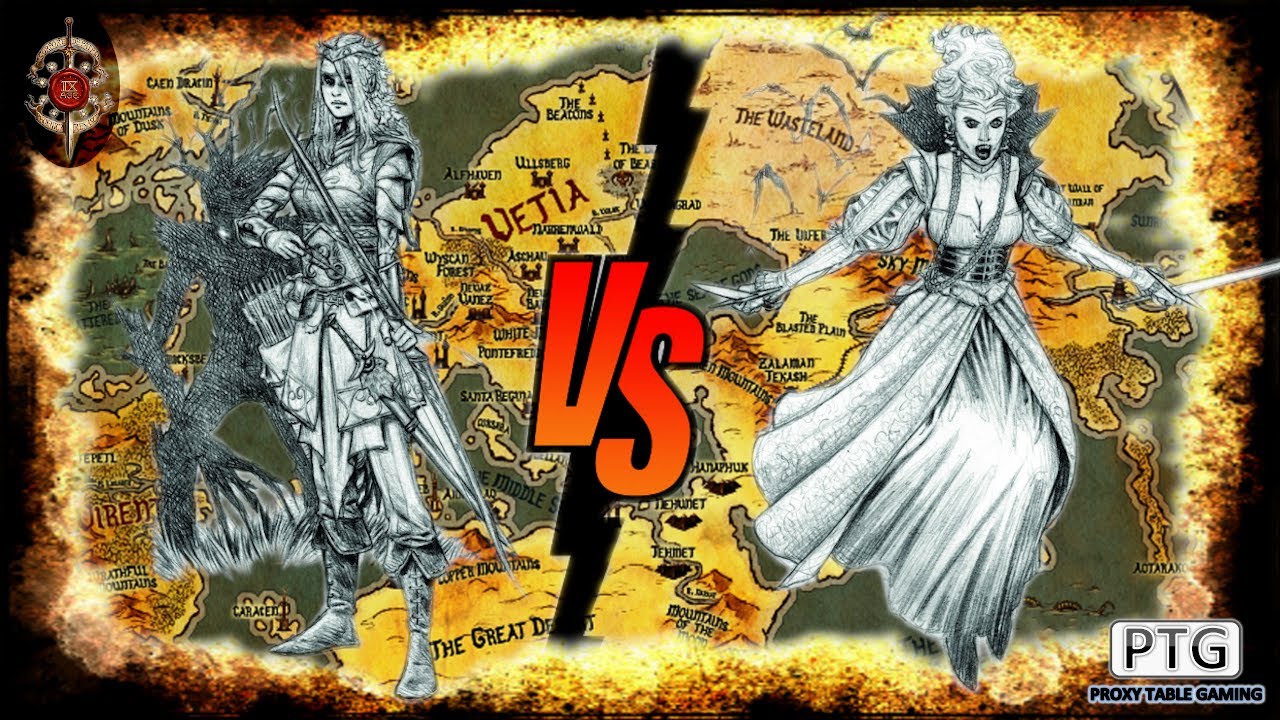 The 9th Age Battle Report PTG 253 Vampire Covenant vs. Sylvan Elves ...