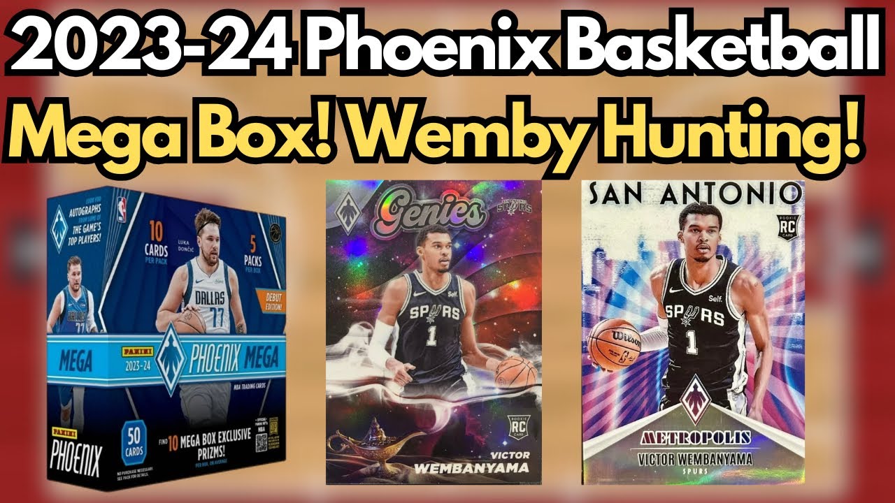 Wemby Hunting! 2023-24 Panini Phoenix Basketball Mega Box! Retail Debut ...