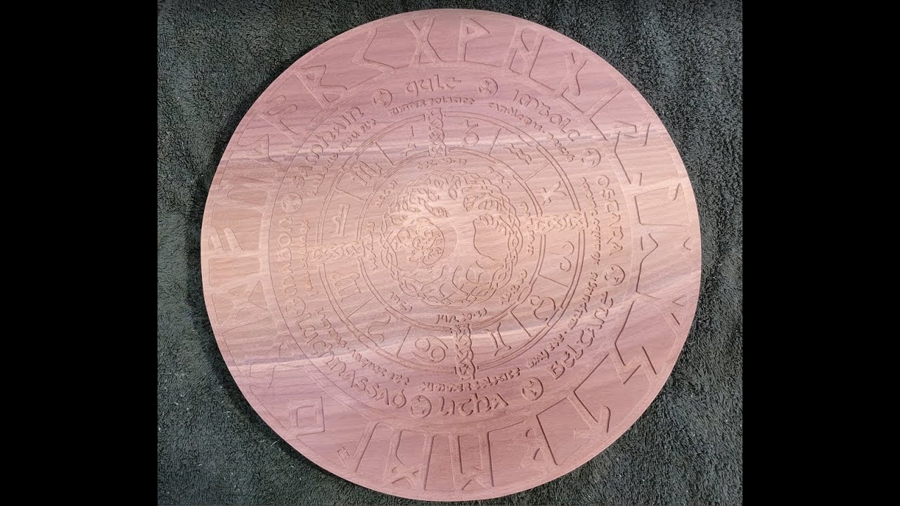 Detailed CNC Wheel carve Project - YouTube