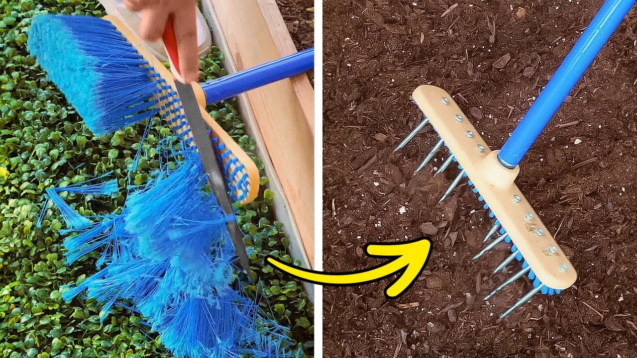 DIY Gardening Tools And Smart Recycling Ideas For Your Backyard - YouTube