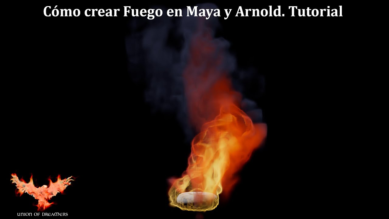 Cómo crear Fuego en Maya y Arnold / Fire in Maya with Arnold Tutorial ...