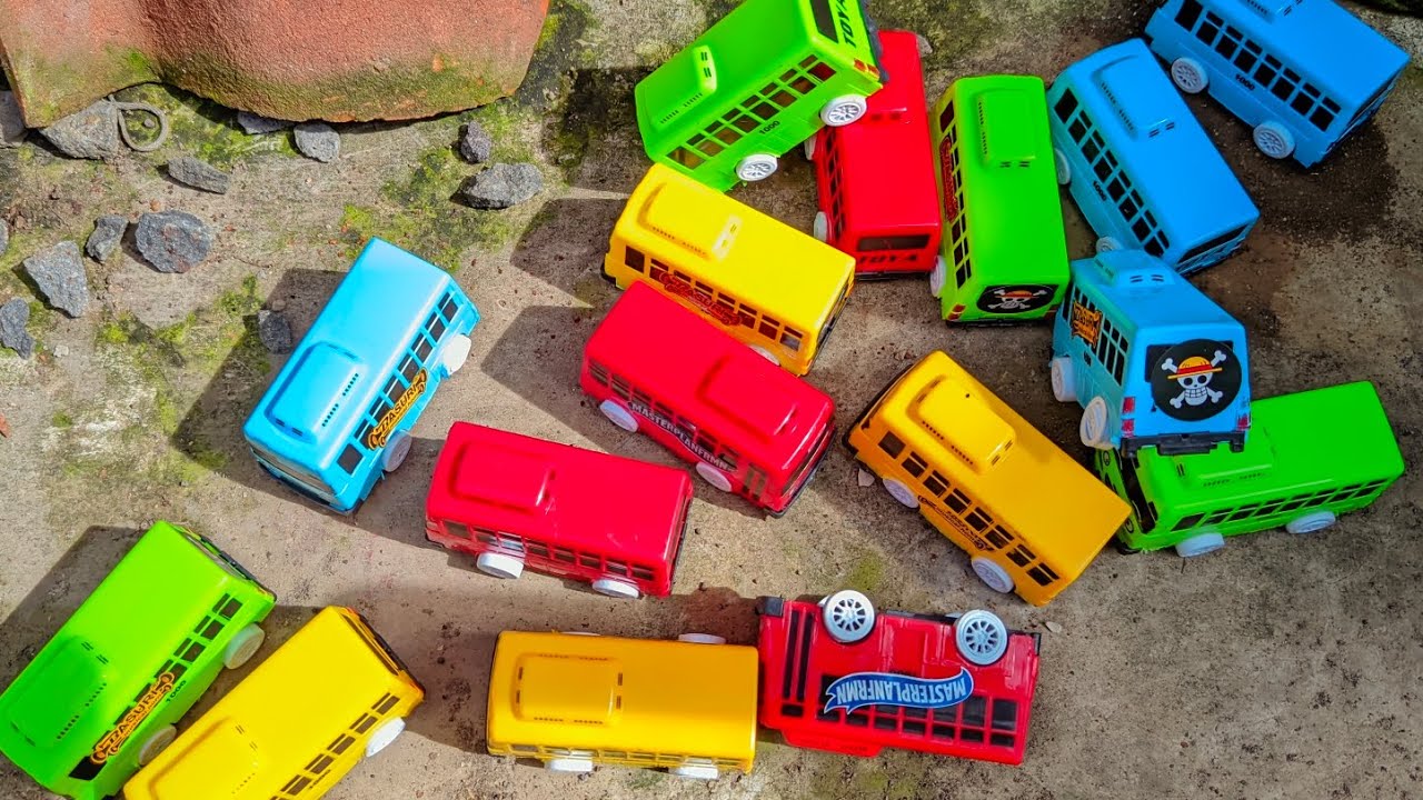 The Little Bus Tayo - Toya, Bus tayo merah kuning hijau biru - YouTube