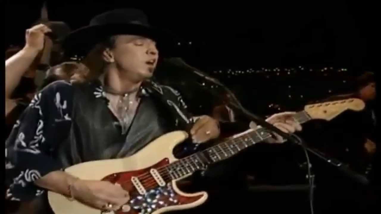 SRV string break and an Impressive guitar changeout - YouTube