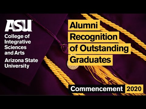 Recognition of Outstanding Graduates & ASU Alma Mater - YouTube