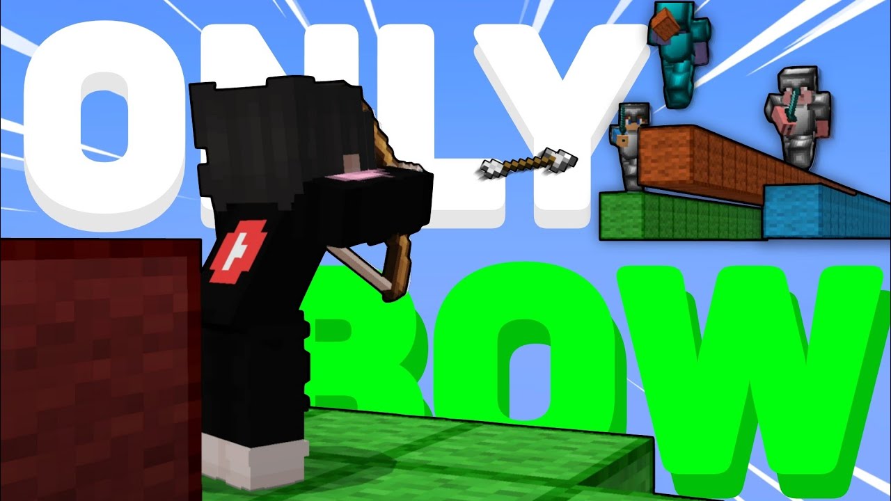 I WON BedWars Using ONLY a BOW! - YouTube