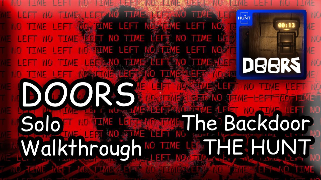 DOORS (THE HUNT) | The Backdoor | Full Solo Walkthrough | Arcadeog ...