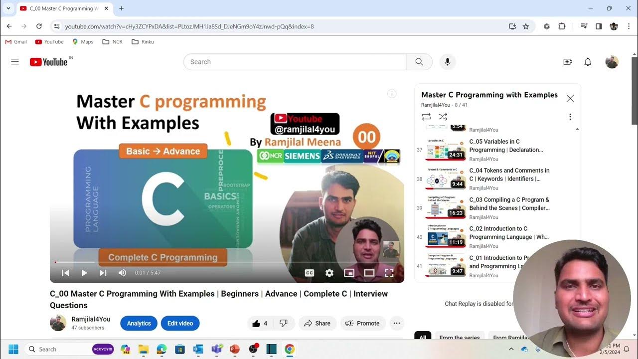Master C Programming With Examples Playlist | Learn C Programming - YouTube