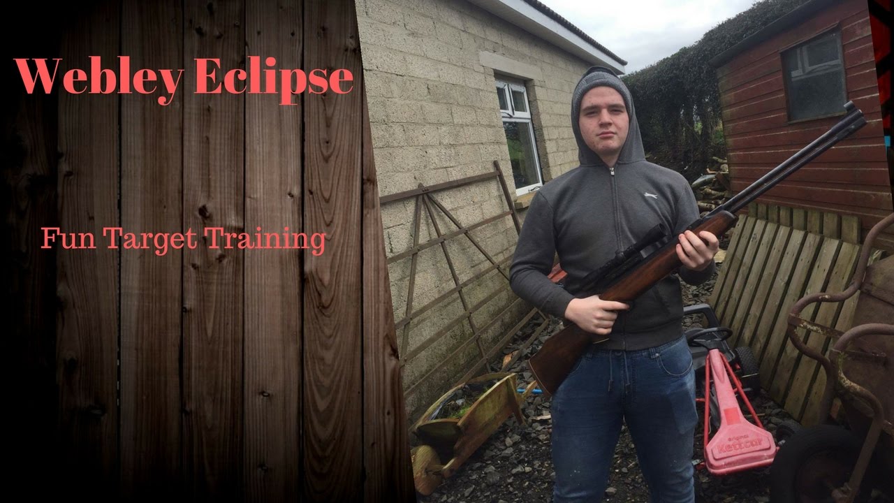 Shooting The Webley Eclipse Fun Target Training: Watch to the end for ...