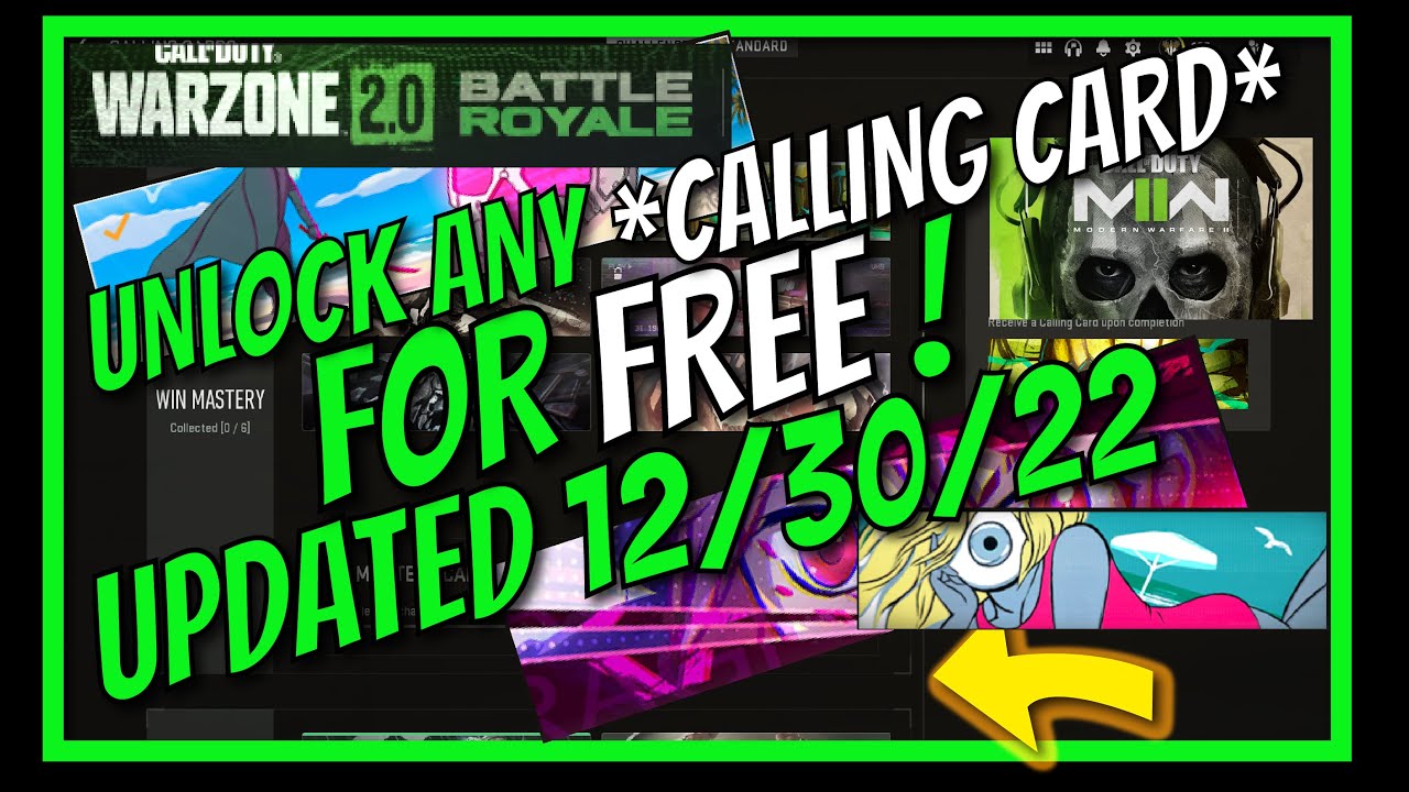 *UPDATED* CALLING CARD GLITCH IN MW2/WARZONE 2/DMZ! FREE *NEW* UNLOCK ...