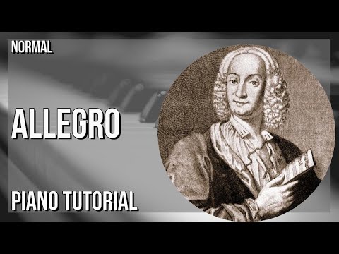 How to play Allegro (Winter from the Four Seasons) by Antonio Vivaldi ...