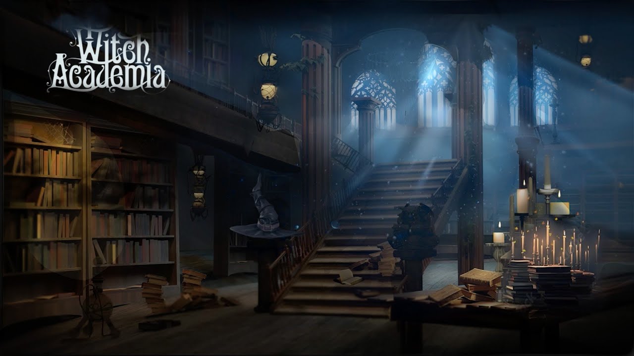 School of Witchcraft Library | ASMR Ambience Room - YouTube