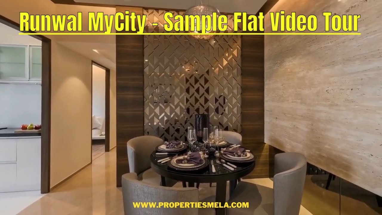 Runwal MyCity - Sample Flat Video Tour - Kalyan - Shil Road - YouTube