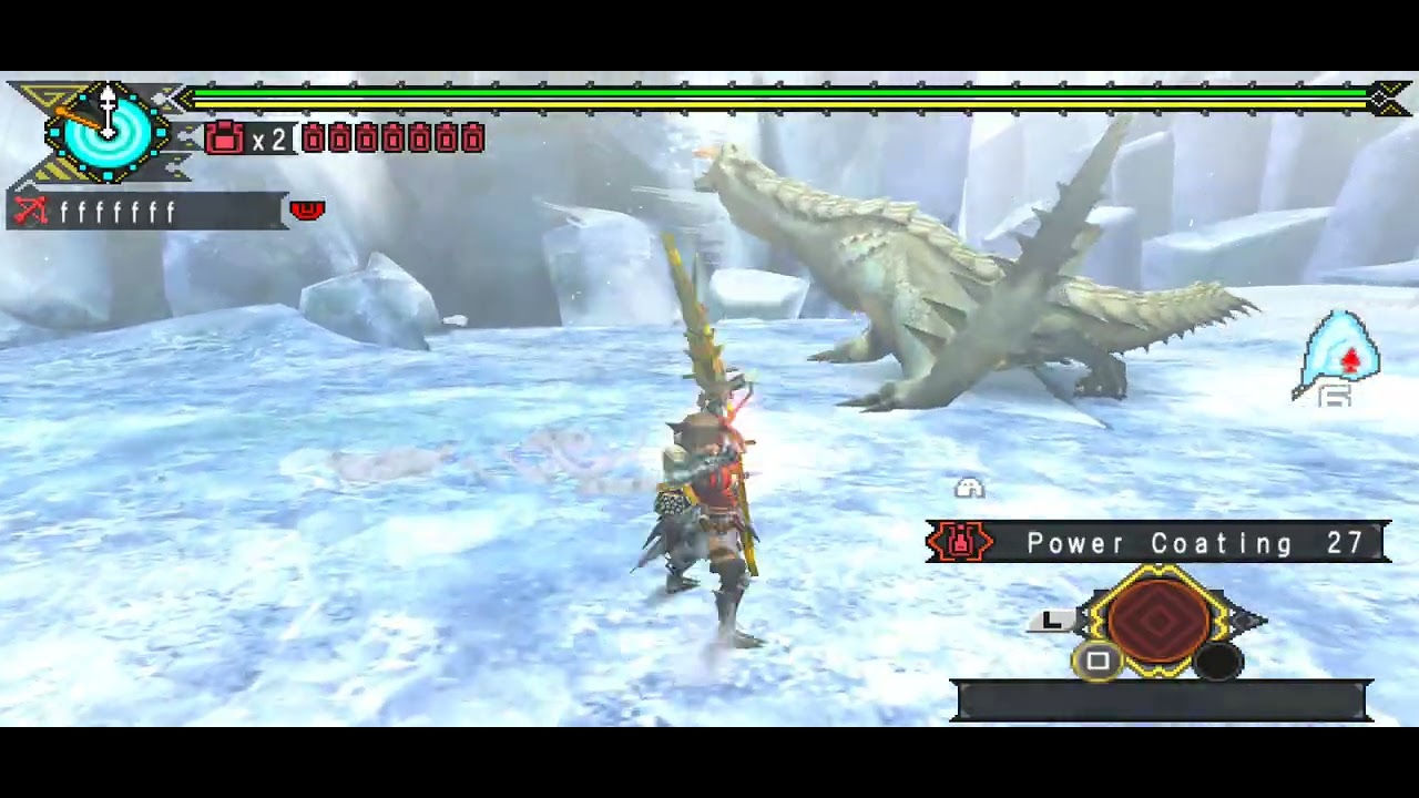 【MHP3】TA【1'57"73】Fanged Wyvern, Barioth! 【弓】Ice Barioth - YouTube