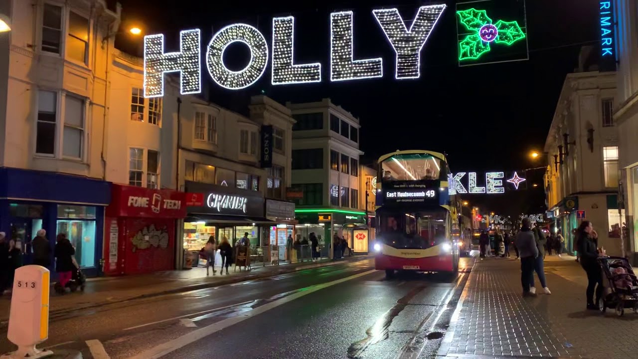 BRIGHTON & HOVE BUS ROUTE 6 ARRIVING INTO WESTERN ROAD BRIGHTON - YouTube