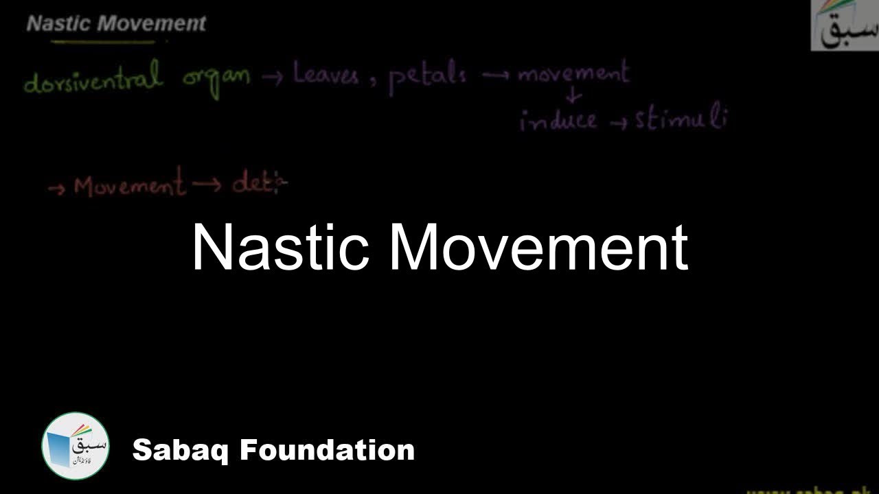 Nastic Movement, Biology Lecture | Sabaq.pk - YouTube