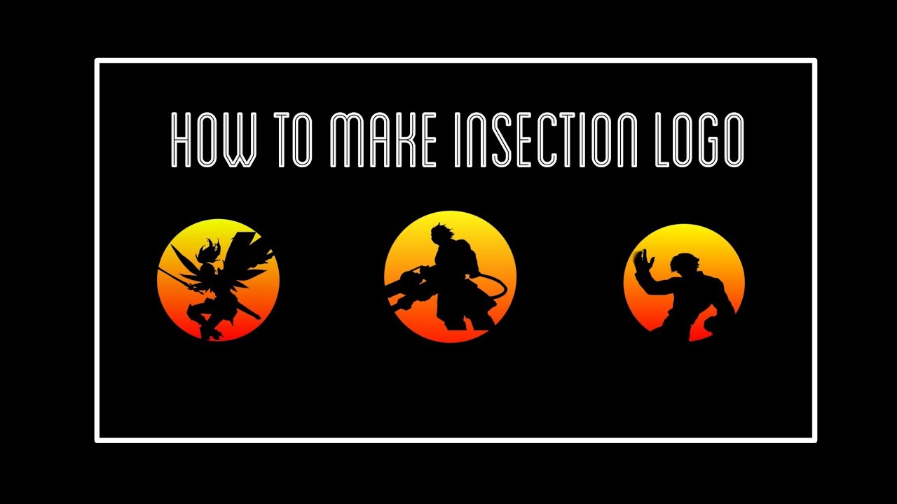 How to make insection logo - YouTube
