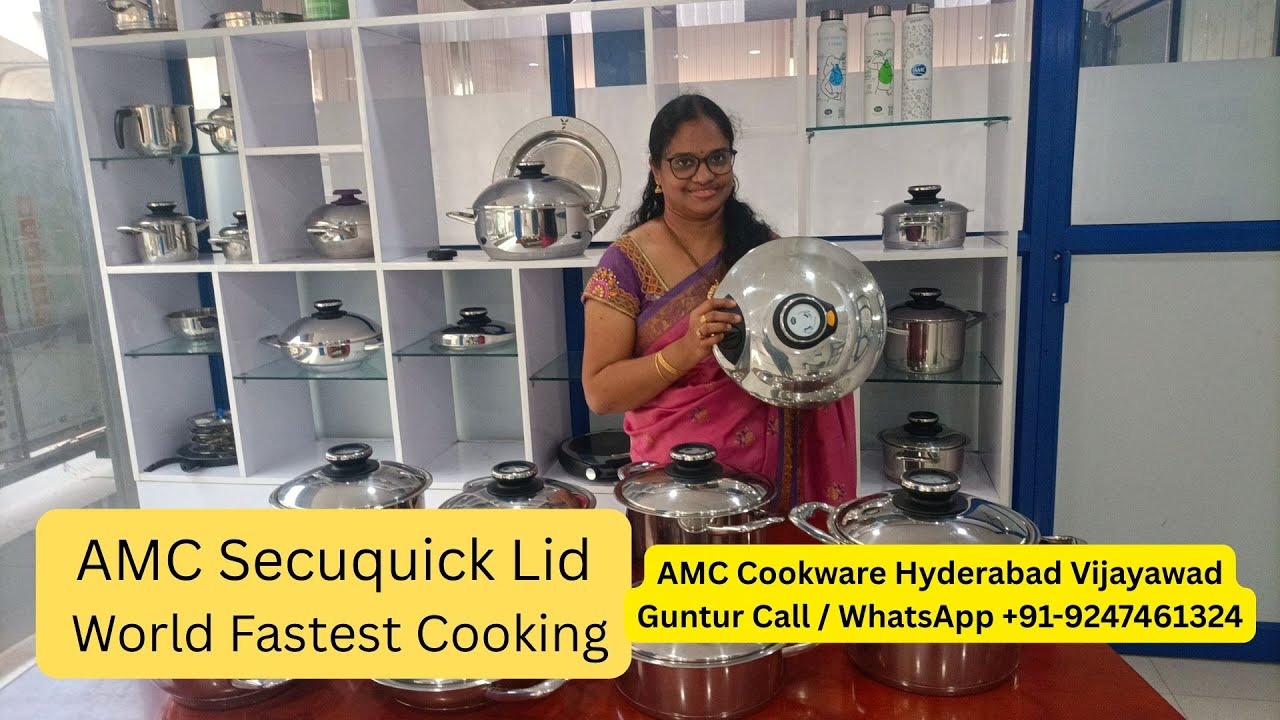 AMC Secuquick Lid | Fastest Pressure Cooking | Healthy Oil-Free Food ...