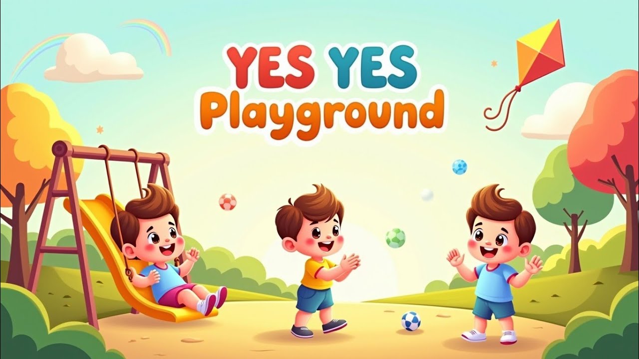 Yes Yes Playground Song| Nursery Rhyme in Cocomelon Style| #Kids ...