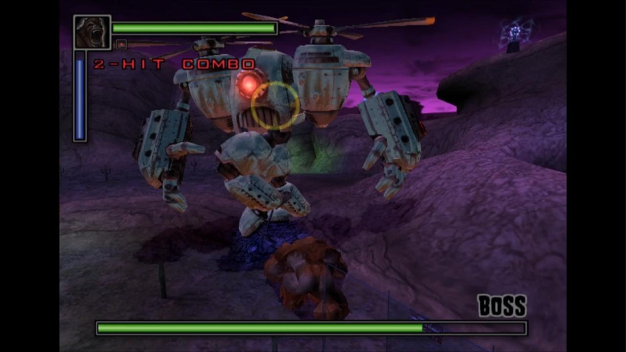 War of the Monsters: big ape vs bigger robot - YouTube