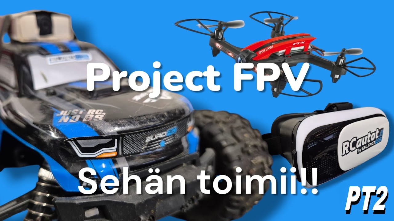Budjettimallin FPV Kamera RC Käyttöön Osa 2 - YouTube