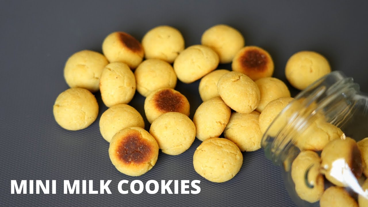 How to use Extra Milk Powder | Eggless Mini Milk Cookies | Melt in your ...