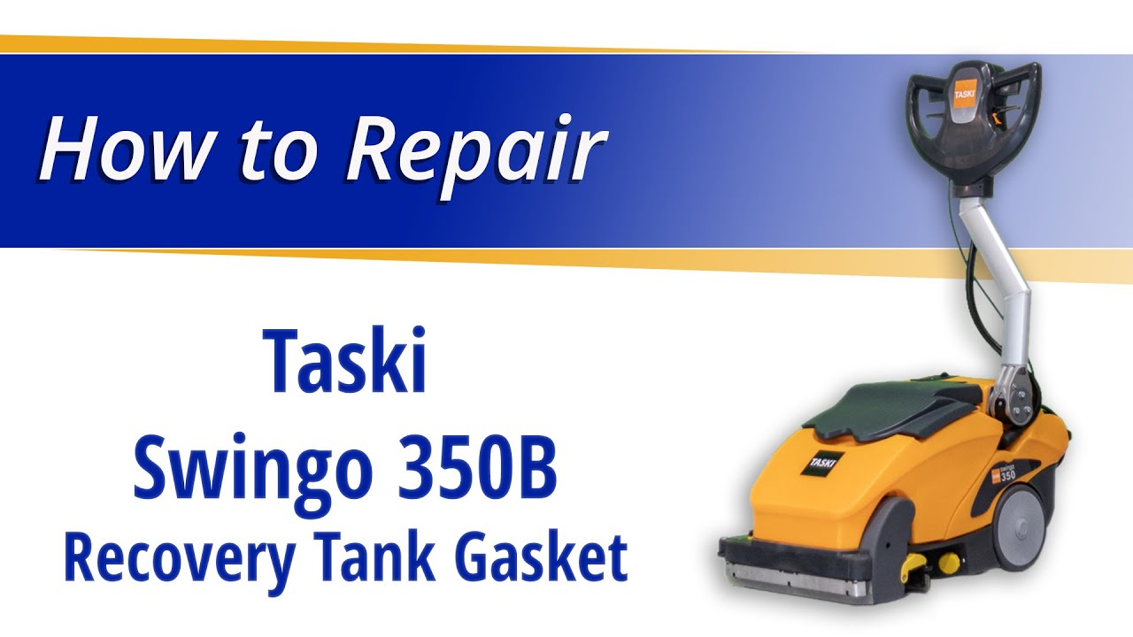 How to Replace the Recovery Tank Lid Gasket on the Taski Swingo 350B ...