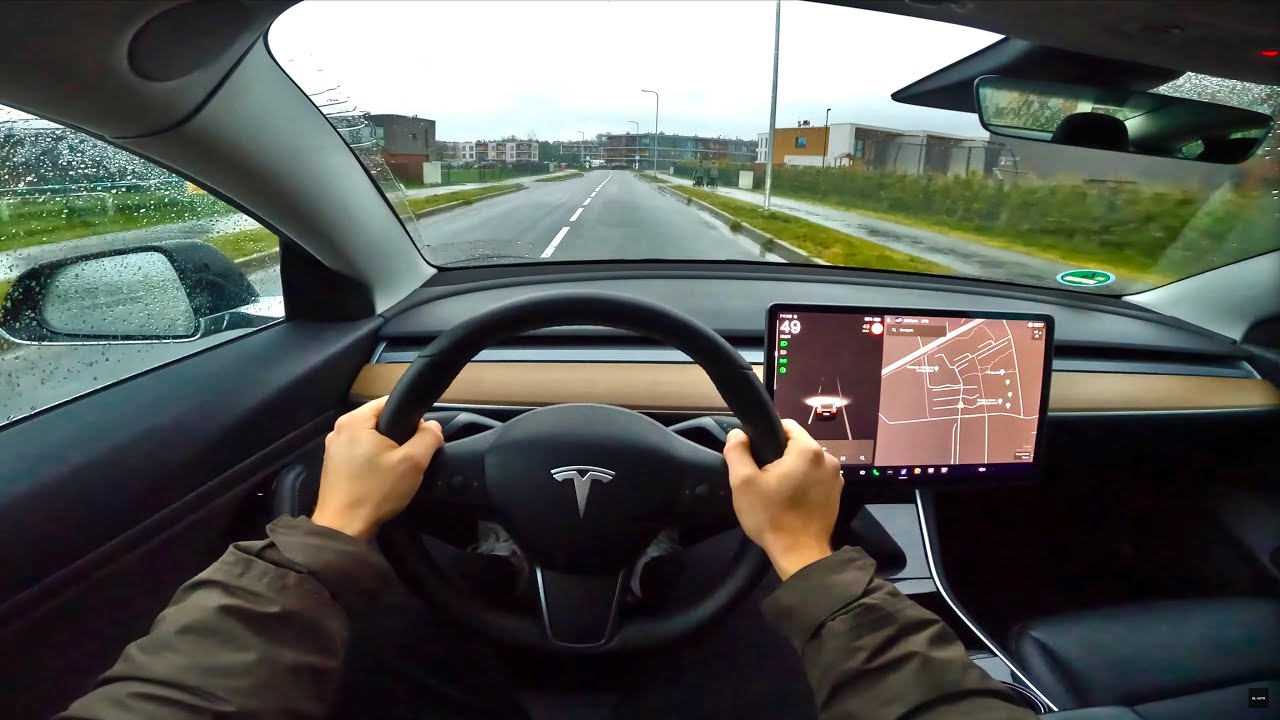 TESLA MODEL 3 2019 SR+ | 4K POV Test Drive/Review - YouTube