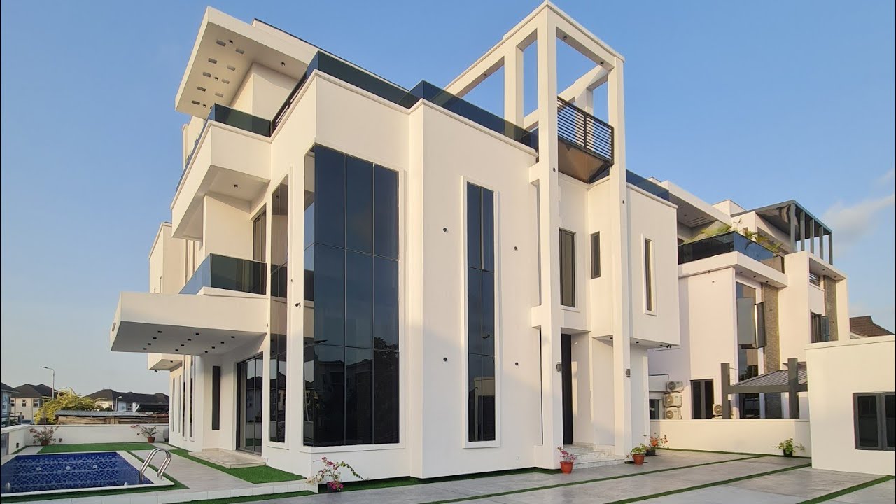 Mansion FOR SALE In Pinnock Beach Estate, Lekki ($1 MILLION USD). - YouTube