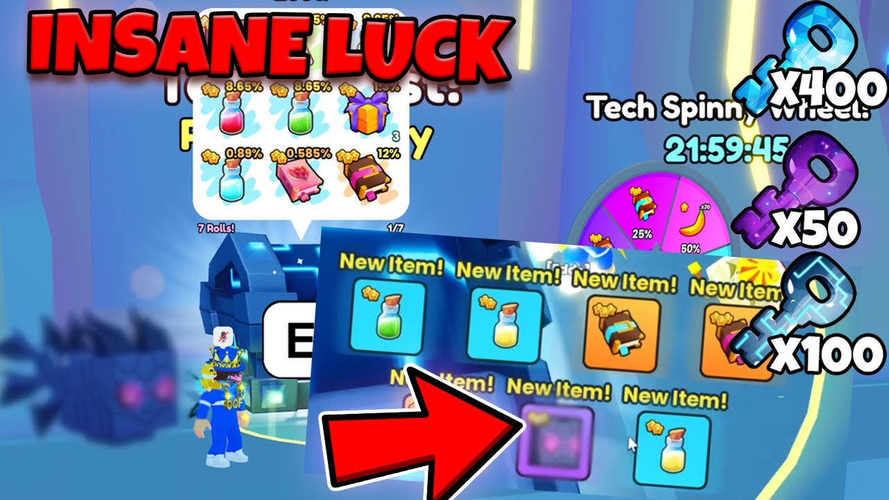 I opened 500+ KEYS In Pet Simulator 99 AND GOT THIS.. - YouTube