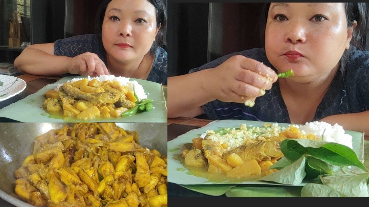Organic mesuko na'tokming songa#Bilongen toaha#Fish curry#Mukbang - YouTube